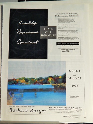 BARBARA BURGER ART PIECES ORIG VTG 2003 ADVERTISEMENT, | eBay