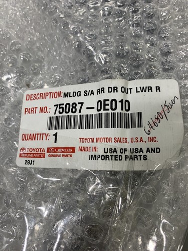 Toyota OEM 14-15 Highlander Exterior-wheel Opening Molding Right ...