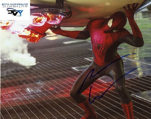 ANDREW GARFIELD AUTOGRAPH SIGNED 8x10 PHOTO AMAZING SPIDERMAN 2 COA | eBay