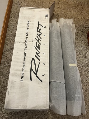 Rinehart 4.5" Black Mufflers 2017 And Up Harley Davidson Touring 500 ...