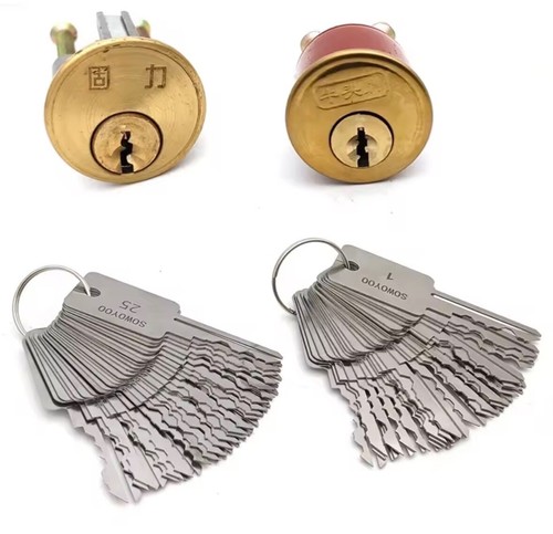 48 In 1 Locksmith Tools Lock Keys Set for Bull Head Lock for S Groove ...