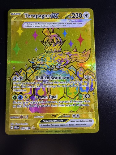 Terapagos EX 180/131 Gold - Pokemon Prismatic Evolutions NM | eBay
