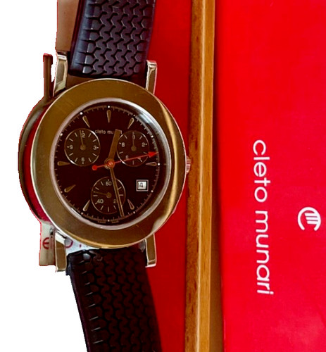 CLETO MUNARI-famous Venetian designer watch-designed Ferrari logo | eBay