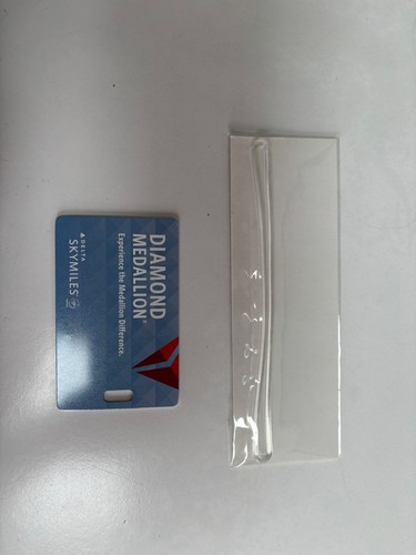 NEW Delta Diamond Medallion Luggage Bag Tag with Strap | eBay