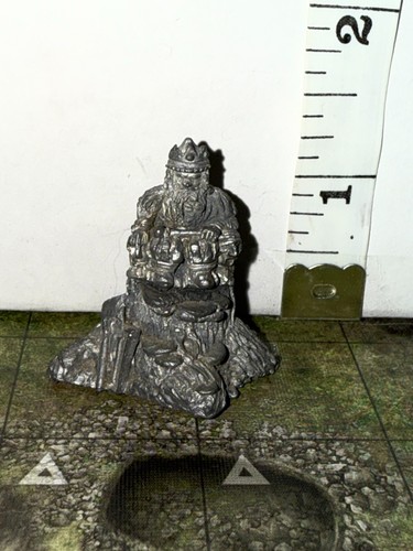 Dungeons and Dragons Metal King on Tree Stump Throne (C) | eBay