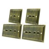 10A Toggle Dolly Light Switch 1, 2, 3 & 4 Gang Victorian Period Antique ...