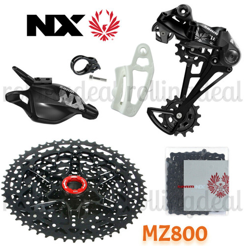 SRAM NX Eagle 4pcs Groupset 12-speed w/ SunRace CSMZ800 11-51T Cassette ...