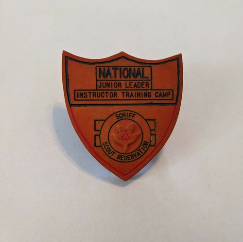 Schiff JLT Semi-Painted Neal Neckerchief Slide Boy Scout of America w ...