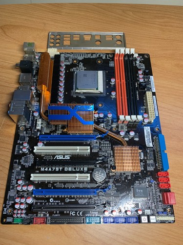 ASUS M4A79T Deluxe ATX Motherboard AMD AM3 Socket with IO Shield ...