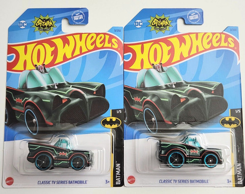 Hot Wheels Classic TV Series Batmobile Green #3 - 2023 Batman 2pcs | eBay
