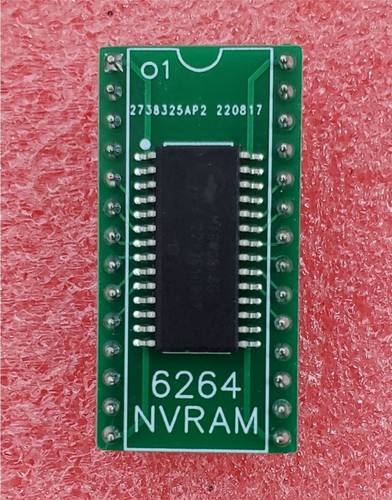 Pinball 6264 NVRAM Module - Williams WPC, Data East V2-V3, Sega/Stern ...