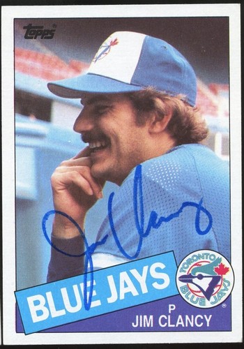 Jim Clancy #746 signed autograph auto 1985 Topps Baseball Trading Card ...