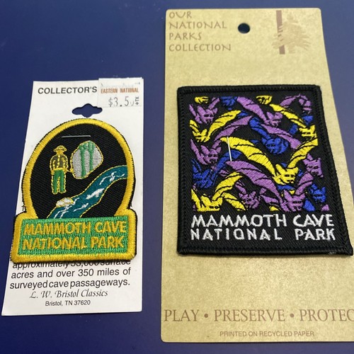 Lot Of 2 MAMMOTH CAVE NATIONAL PARK Iron On Patches | eBay