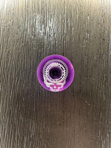 Mountain Bike Chainring Skull Headset Stem Top Cap 1 1/8 Grateful Dead ...