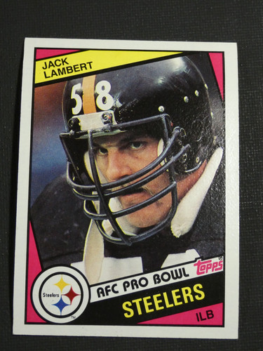 Jack Lambert 1984 Topps AFC Pro Bowl card #167 | eBay