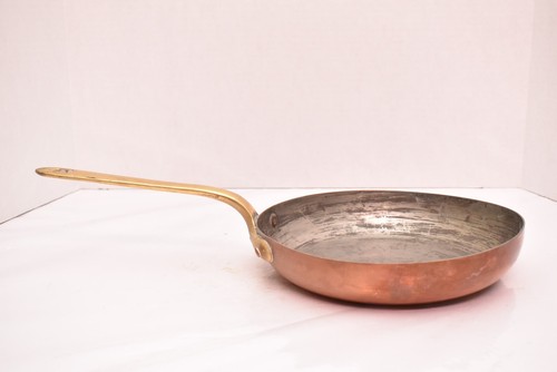 ATQ French Country G Salvadori Firenze Copper Skillet Pan Cookware VTG ...