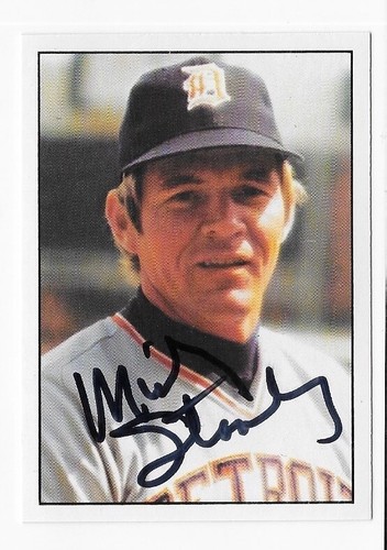 MICKEY STANLEY AUTOGRAPH SIGNED 1975 1976 SSPC #372 BASEBALL CARD ...