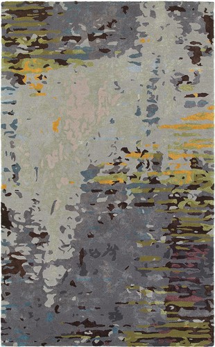 Multi-Color Faded Striped Rows Banded Abstract Area Rug 21907 - Aprx 8 ...