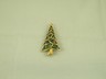 Swarovski Signed Pin Brooch 2002 Christmas Tree Rhodium Plated with ...