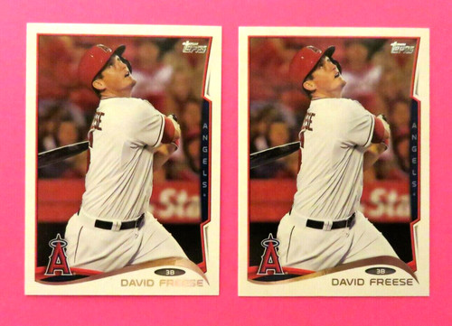 2 - 2014 Topps, Angels - DAVID FREESE | eBay