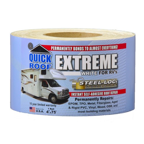 UBE475 Quick Roof Extreme White 4" x 75' | eBay