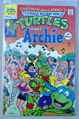 TEENAGE MUTANT NINJA TURTLES MEET ARCHIE SPRING 1991 ARCHIE COMICS NM ...