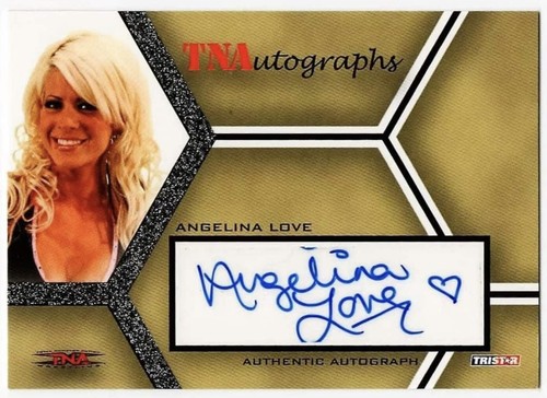 2008 Tristar TNA Angelina Love Autograph Card | eBay