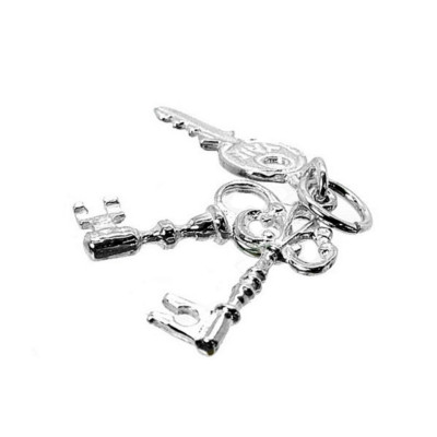 Sterling Silver Key Charm for sale | eBay UK