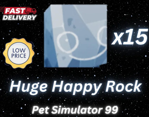 HUGE Happy Rock 15 - Pet Simulator 99/PS99 | eBay