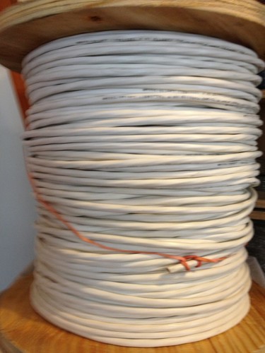 Thermostat Wire 22/12C Solid Cable CMP/CL2P, White 500FT | eBay