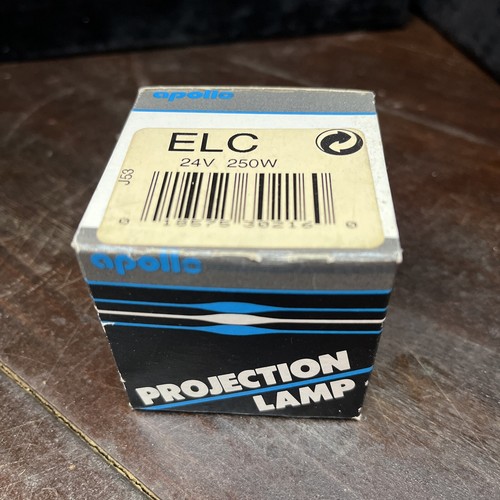 Apollo ELC Projector Lamp Bulb Slide Film Strip Projection 250w 24v NOS ...