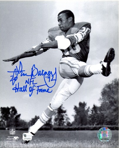 Lem Barney signed 8x10 photo autographed auto "92 NFL Hall of Fame" | eBay