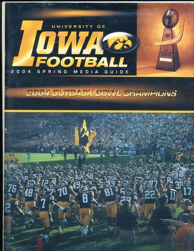 2004 University of Iowa Football Media Guide a9 BX 82 | eBay