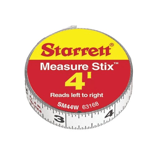 Starrett Tape Measure Stix with Adhesive Backing - Mount to Work 1.2 m ...