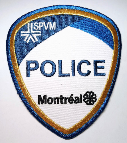 Montreal Quebec Canada Old Style Gold Trim Police Supervisor Patch | eBay