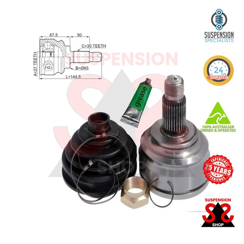 Front Axle Cv Joint Kit, Drive Shaft Suit BMW X5 4.8 is 31607565314 ...