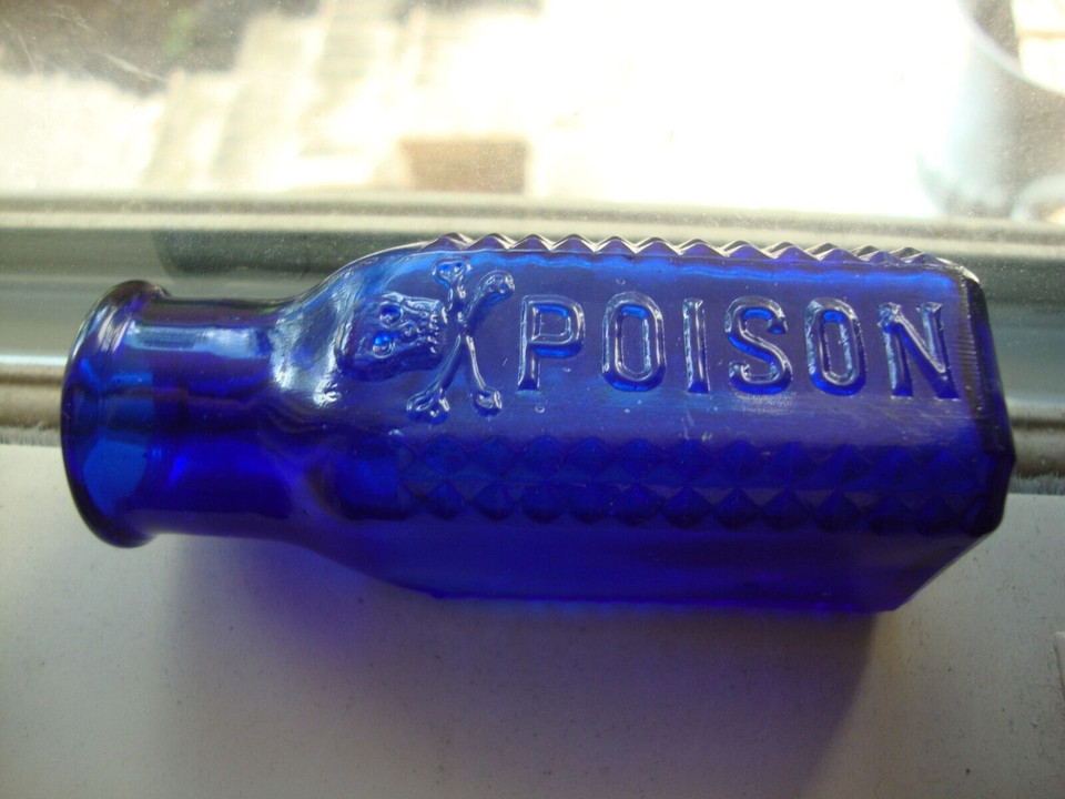 Collectible Poison Bottles (Pre-1900) for sale | eBay