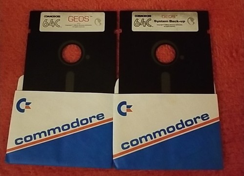 GEOS & System Back Up Commodore 64 Floppy Disk Untested Vintage 1986 | eBay