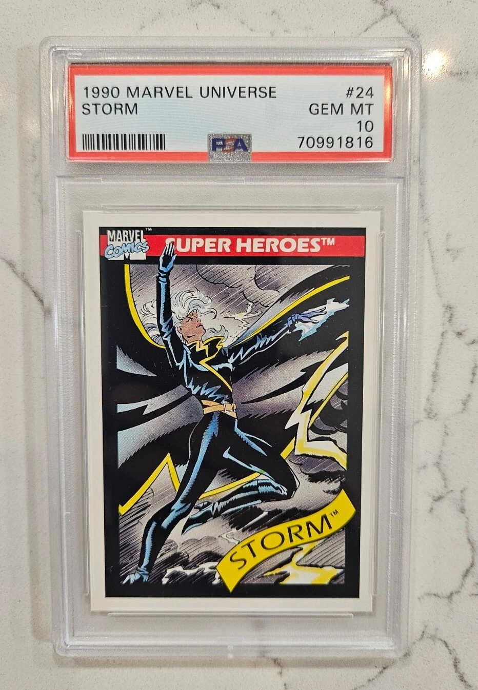 Storm 1990 Impel Marvel Universe #24 Base PSA 10 Price Guide - Sports ...
