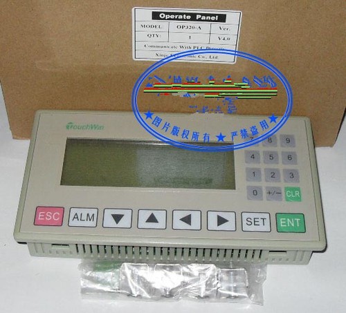 TouchWin Operate Panel OP320-A 3.7in backlight LCD work for PLC RS232 ...