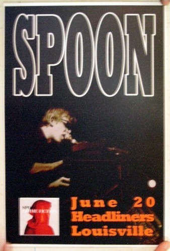 Spoon Concert Gig Poster Handbill Louisville | eBay