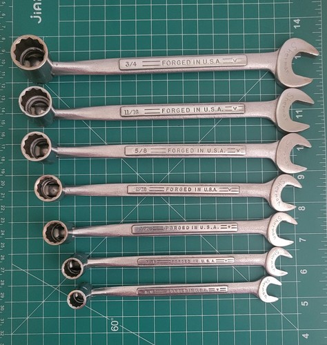 Vintage =V= Craftsman USA Flex Socket Head SALTUS Wrench Set 7 Piece | eBay