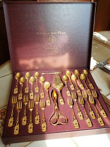 Solingen Gold Flatware In Collectible Flatware & Silverware for sale | eBay