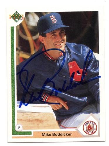 Mike Boddicker Autograph On A 1991 Upper Deck - Boston Red Sox | eBay