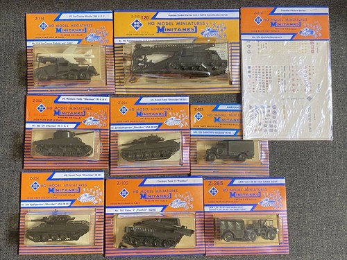 Set A Roco Minitanks Scale 1/87 Ho Model Miniatures Loco Military ...