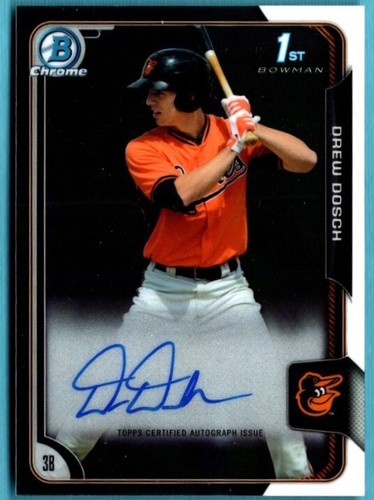 2015 Bowman Chrome Autograph Auto Drew Dosch Card # BCPA-DD | eBay
