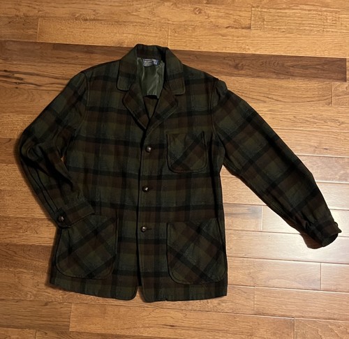 Vtg Pendleton Unstructured Blazer Jacket Sz Small Men’s Wool 50s 60s ...