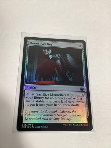 MTG Magic the Gathering Moonsilver Key Innistrad Midnight Hunt Foil UC ...