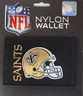 NEW New Orleans Saints Licensed Nylon Wallet NFL Football League | eBay