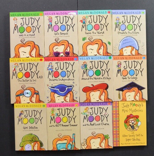 Lot 12 Judy Moody Chapter Books by Megan McDonald Books 1-12 J2 | eBay